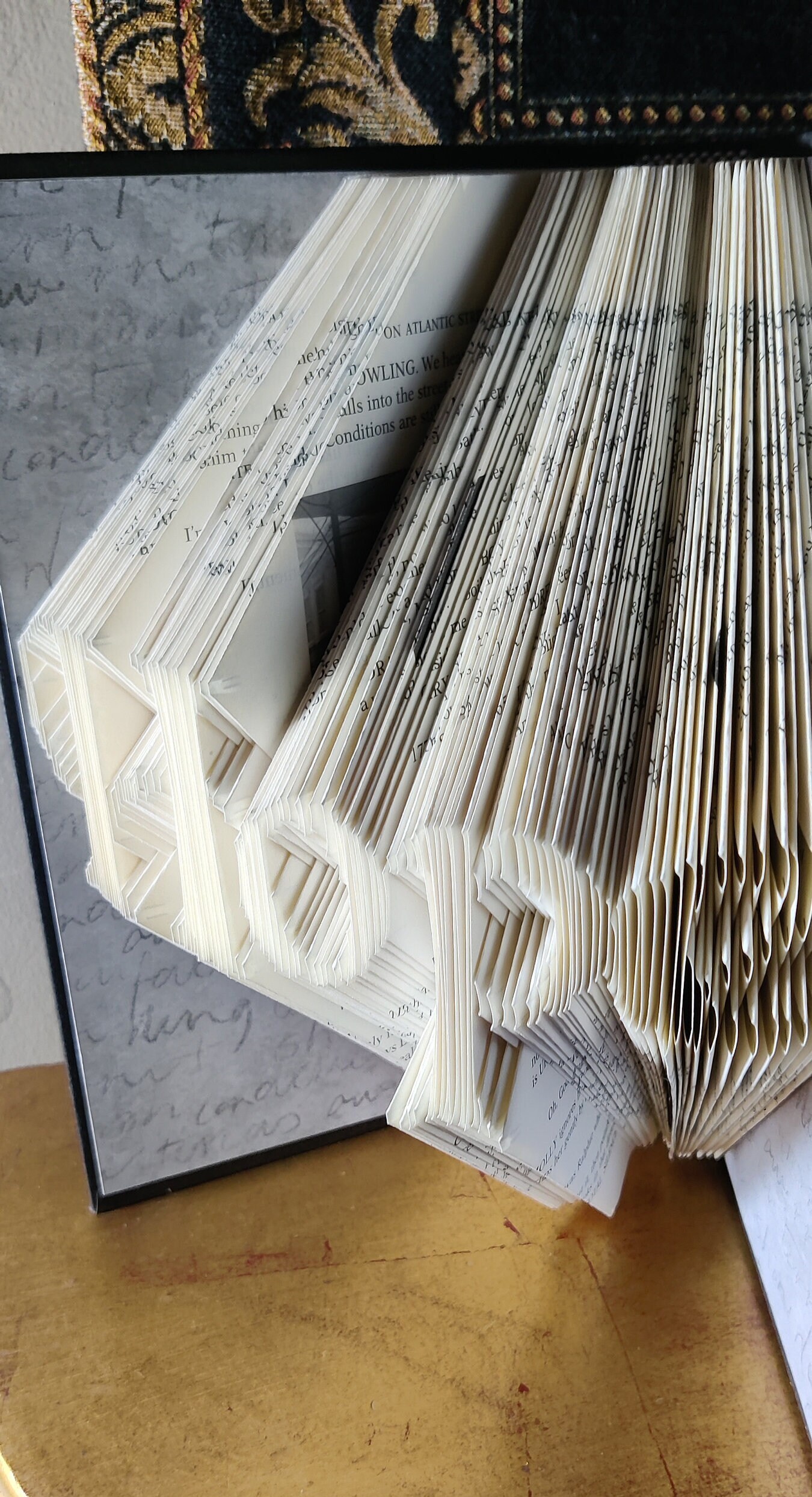 Hope Folded Book Artfolded Book Pages Art Folded Book - Etsy