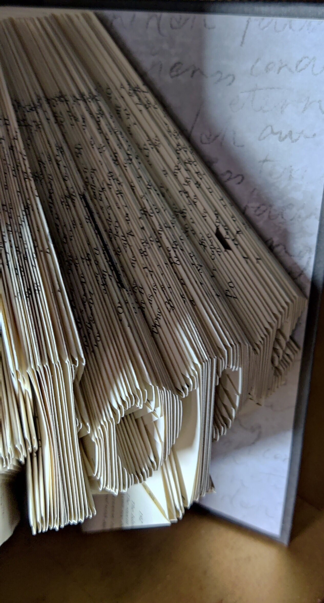 Hope Folded Book Artfolded Book Pages Art Folded Book - Etsy