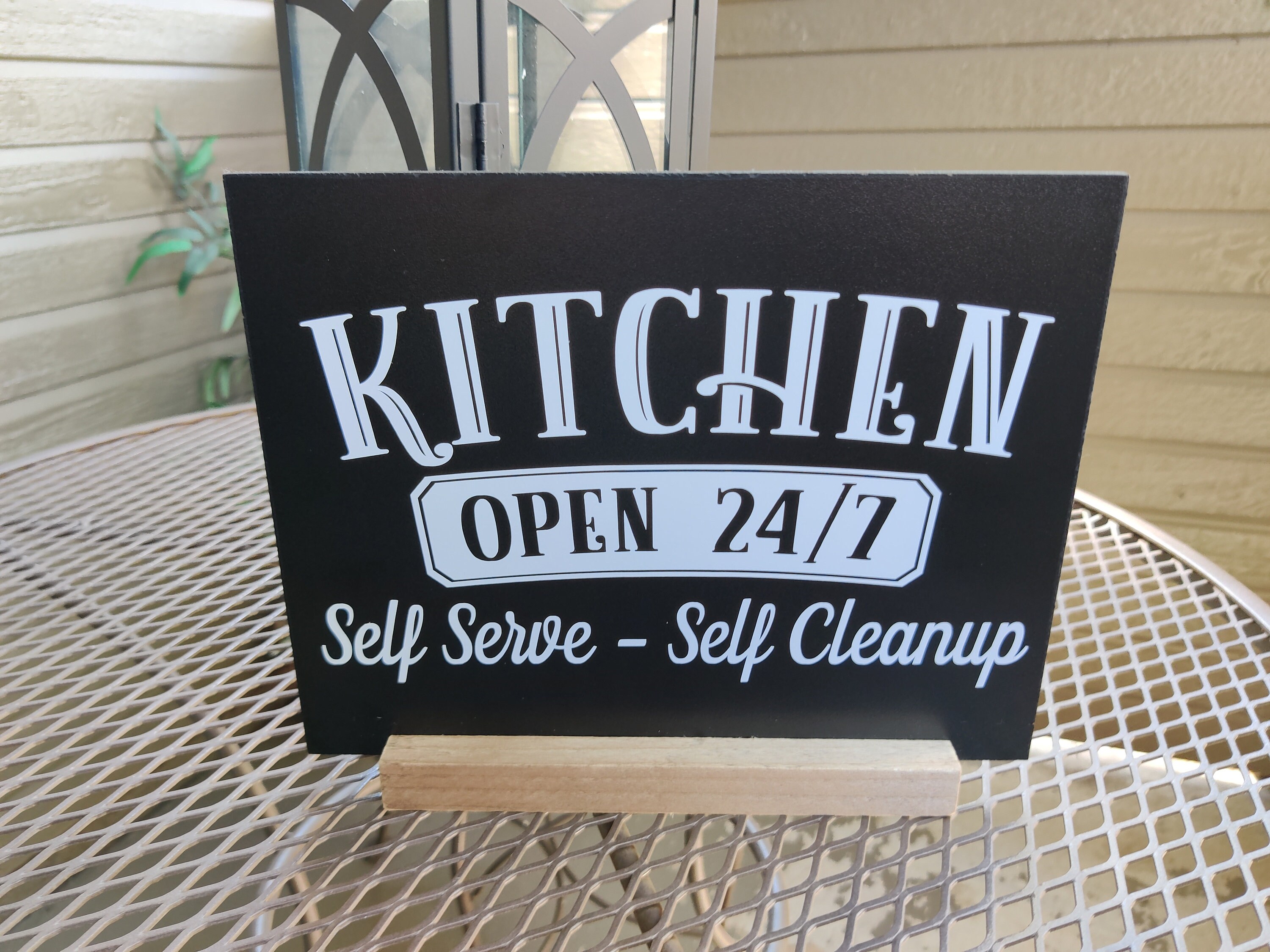 Chalkboard Sign With Stand Kitchen Decor Sign for Kitchen - Etsy