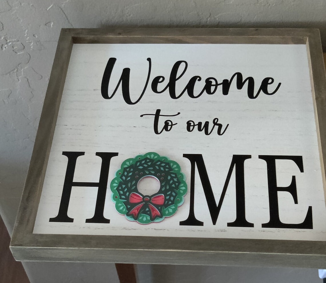 Interchangeable Welcome Sign Welcome Sign With - Etsy