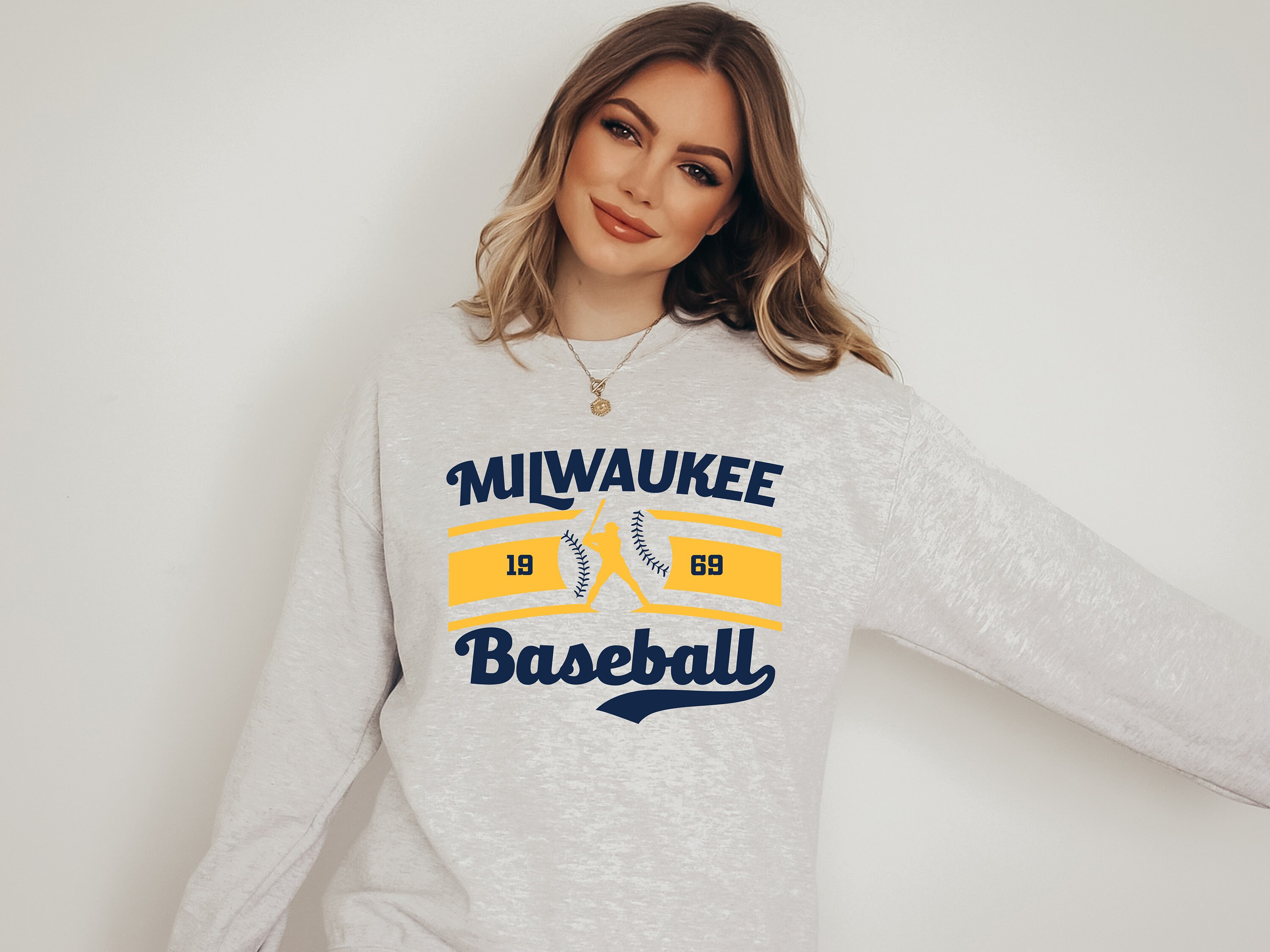 Vintage Milwaukee Brewer SVG, Milwaukee Baseball Sweater, Game Day ...