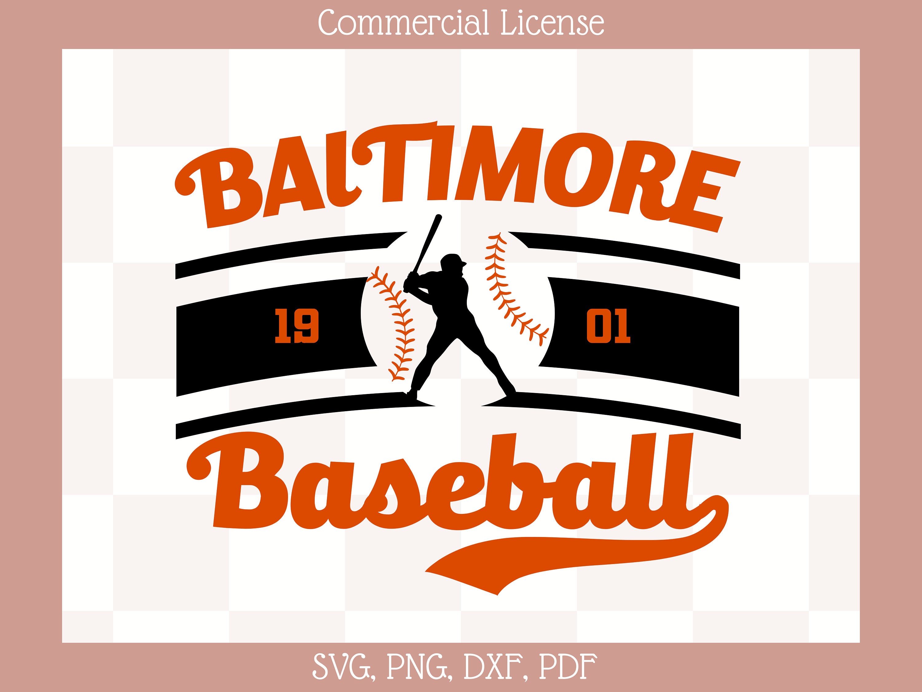 Vintage Baltimore Baseball SVG, Oriole Crewneck Sweatshirt, Baltimore ...