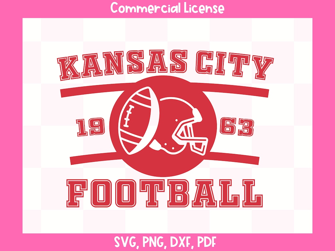 Kansas City Football SVG | Vintage Football Design | Instant Download ...