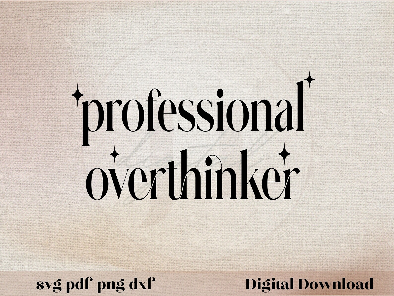 Professional Overthinker SVG Motivational Quote Svg Mental | Etsy