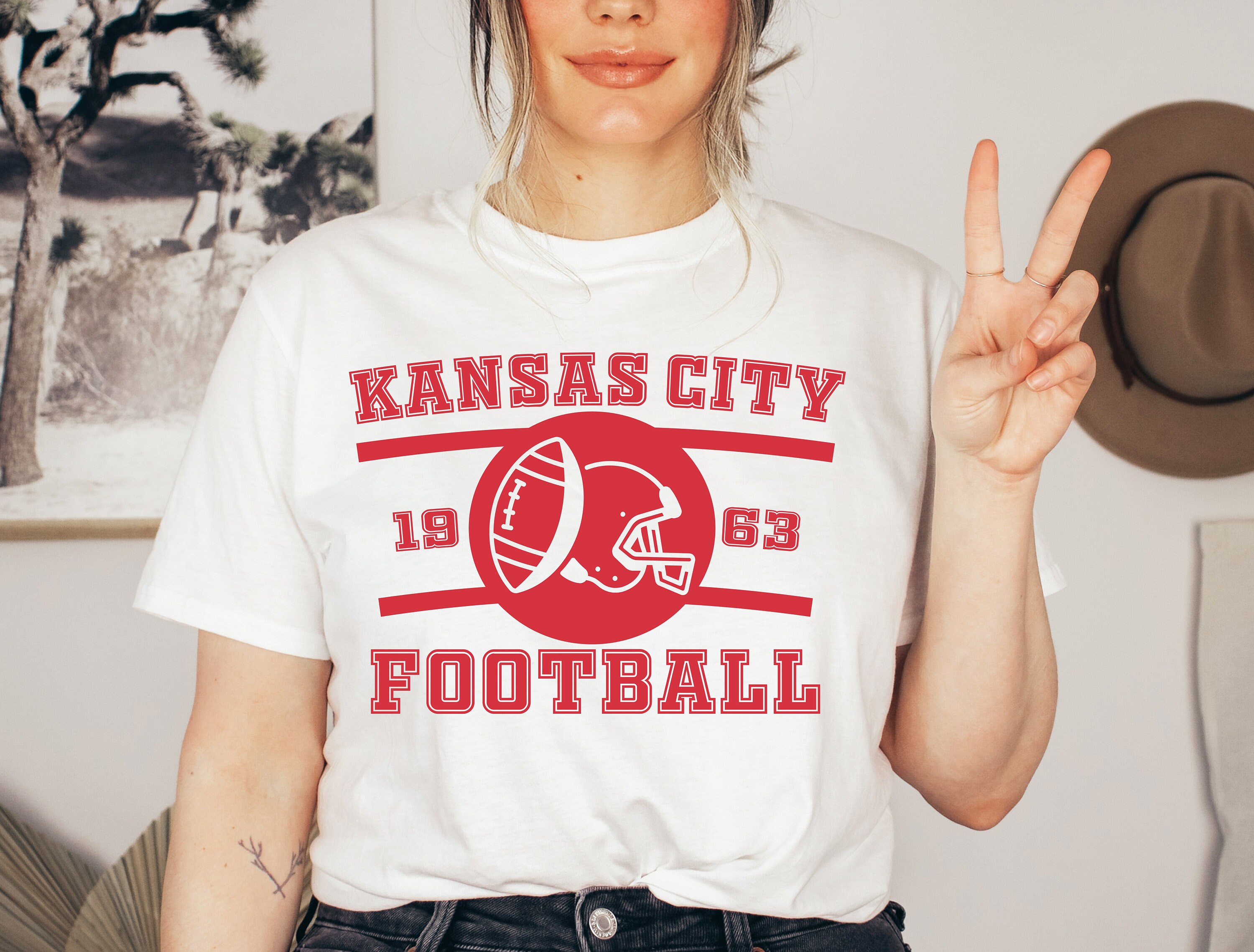 Kansas City Football SVG | Vintage Football Design | Instant Download ...
