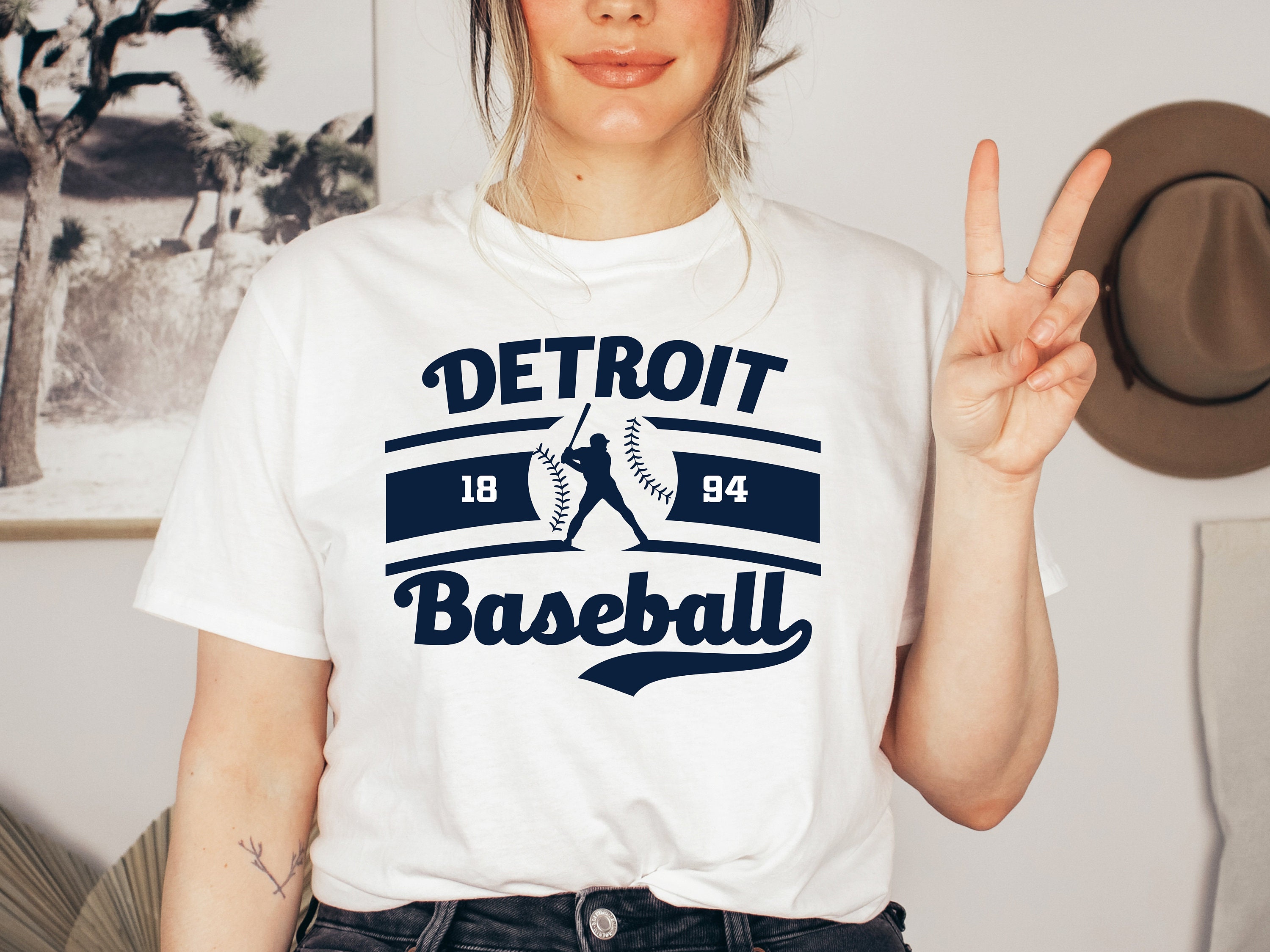 Vintage Detroit Tiger SVG, Detroit Tiger Sweatshirt, Detroit Baseball ...