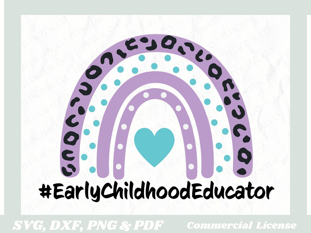 Early Childhood Educator SVG Teacher Life Svg Educator - Etsy