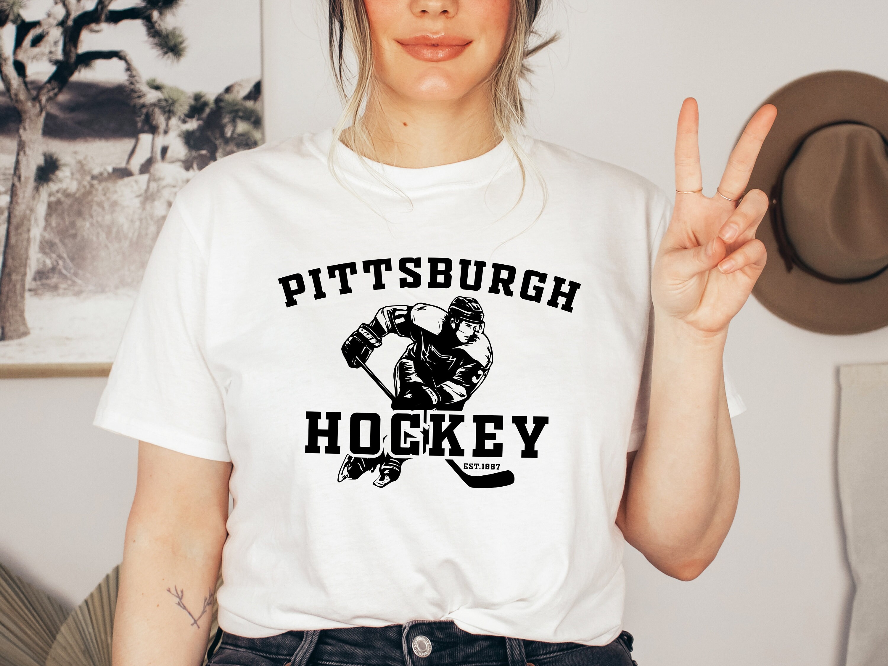 Vintage Pittsburgh Hockey SVG, Penguins Hockey Shirt, Retro Pittsburgh ...