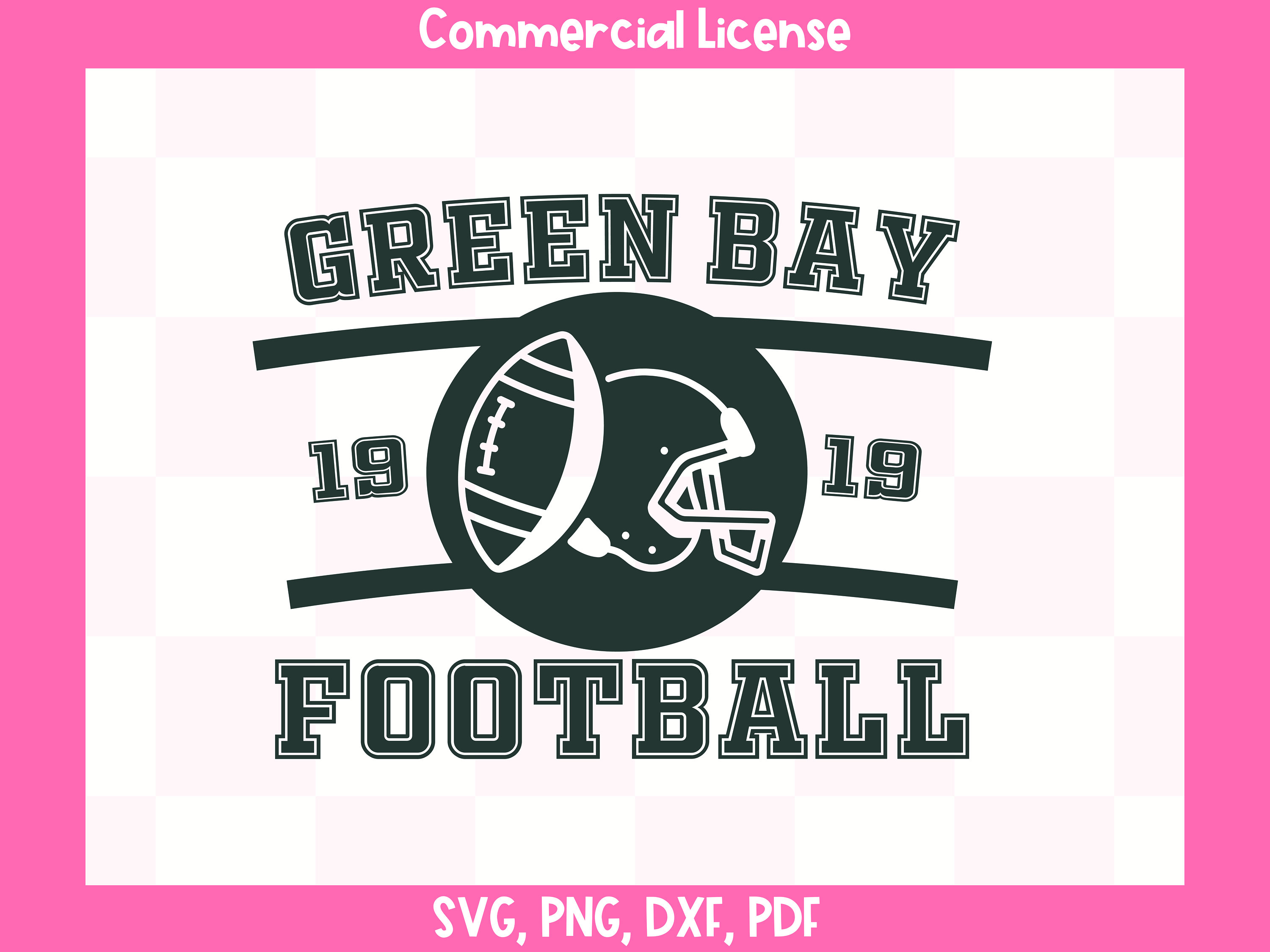 Green Bay Packers Logo Stencil