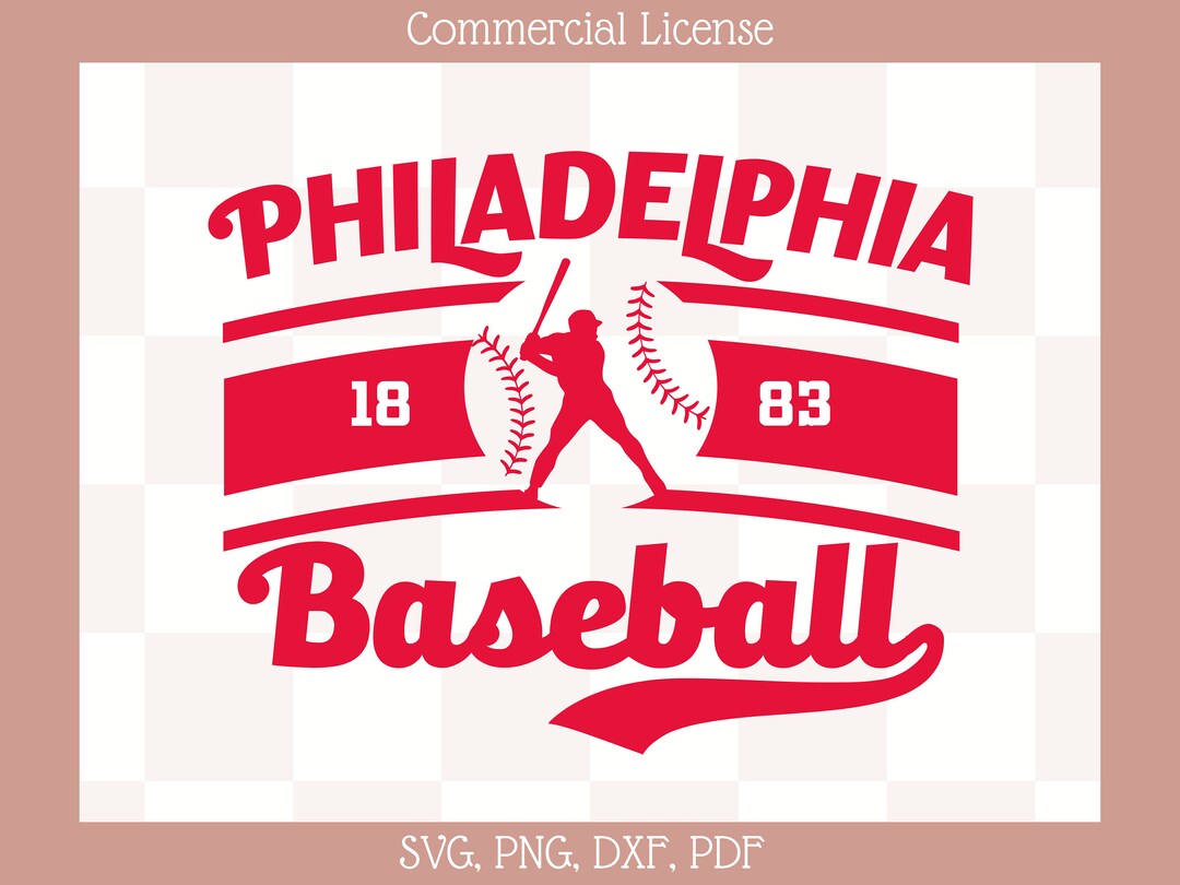 Vintage Philadelphia Baseball SVG, Phillies Baseball Sweatshirt ...