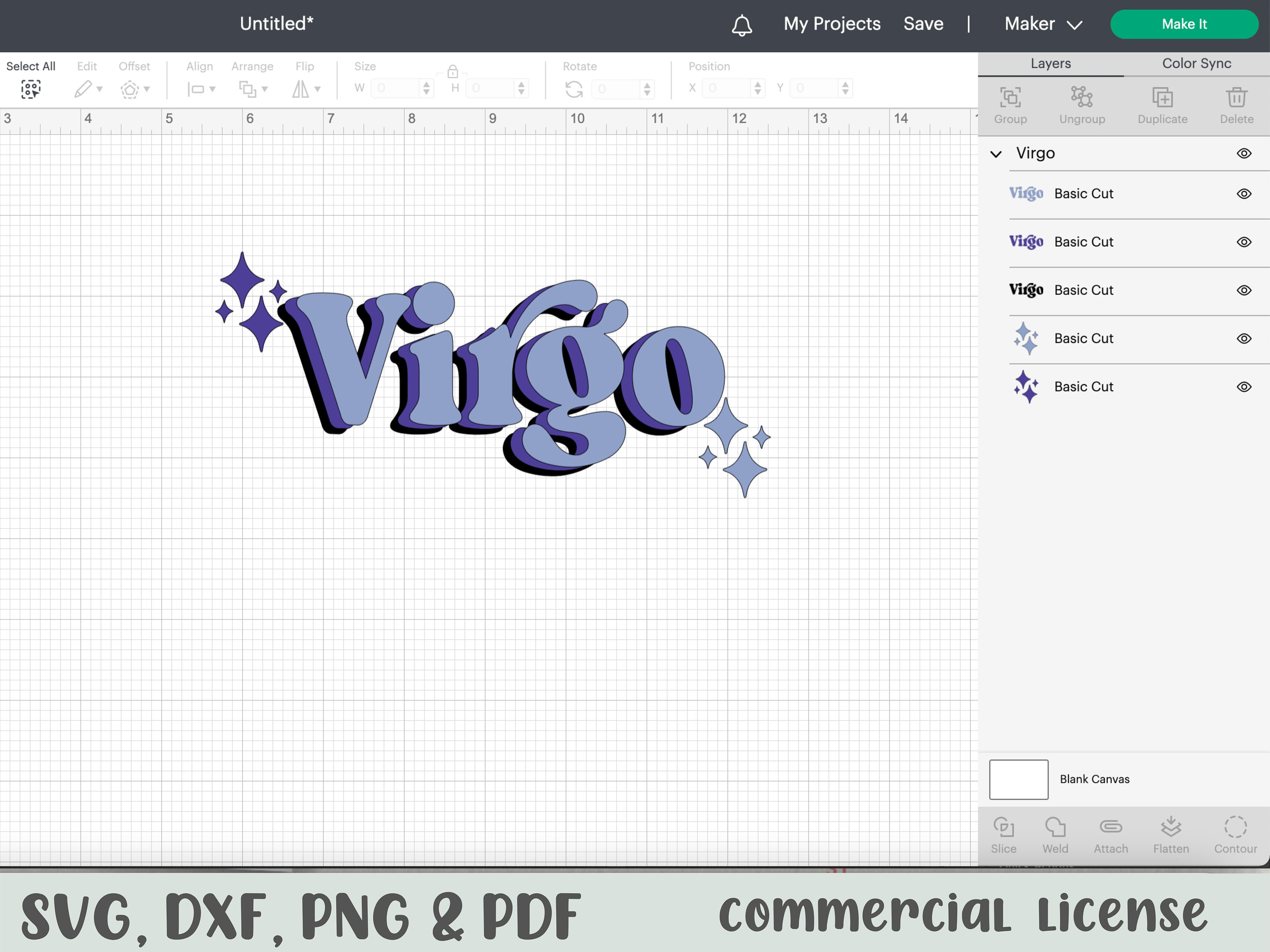 Virgo SVG Virgo Sign Design Zodiac SVG Horoscope Design - Etsy
