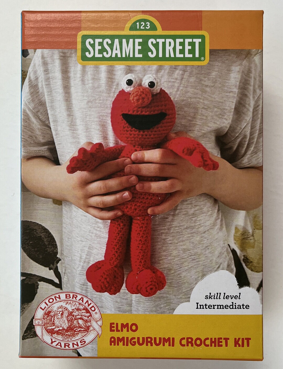 Lion Brand Sesame Street Amigurumi Crochet Kit-elmo 3012-501T ...