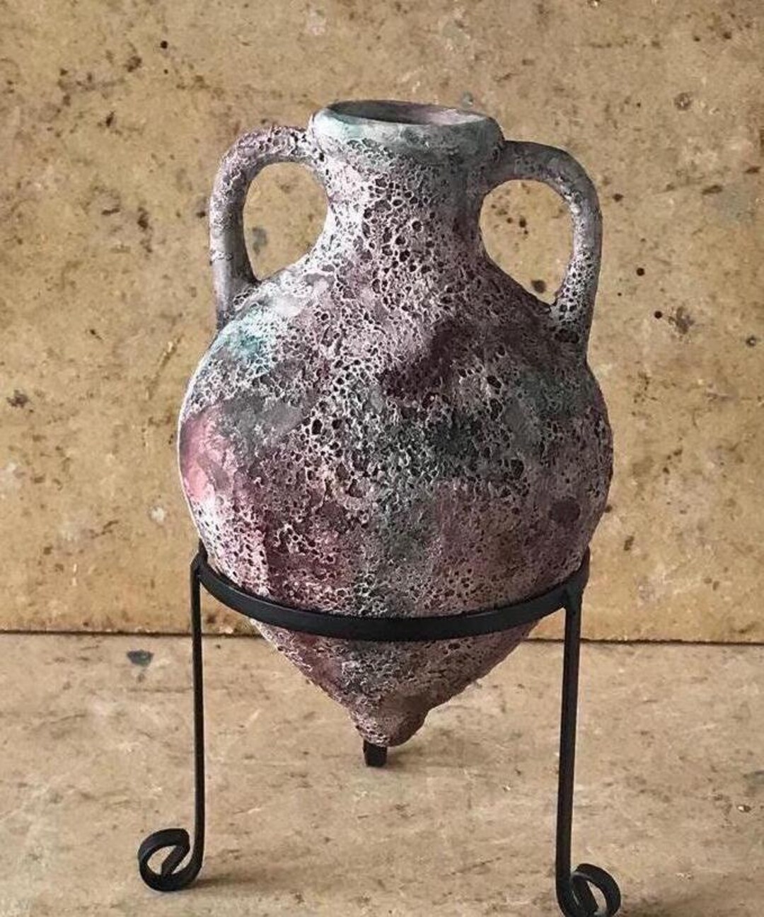 Handmade Ceramic Gift,ancient Unique Amphora, ,ancient Painting Special ...