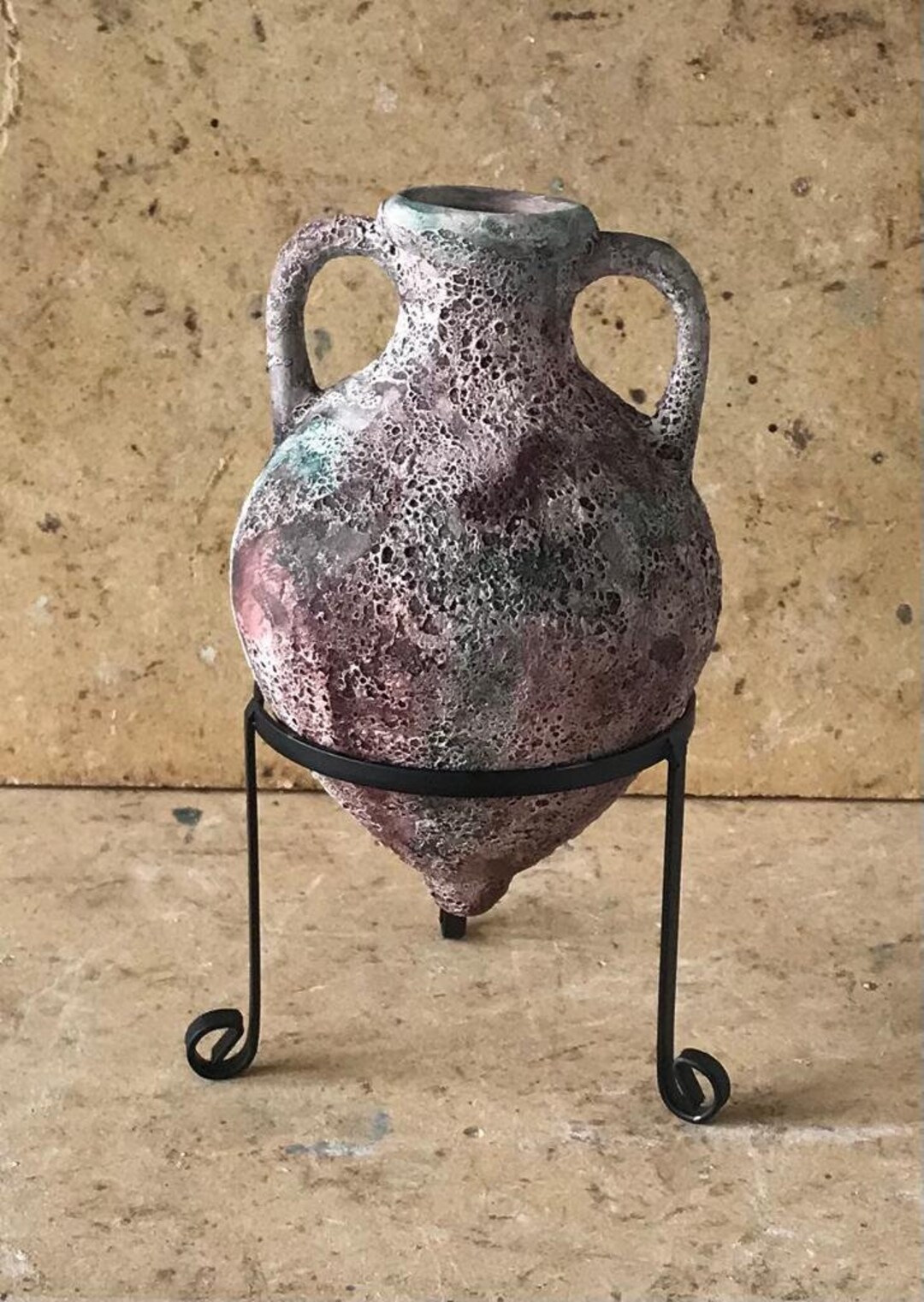 Ancient Gift Unique, Handmade Ceramic Amphora,ancient Painting Special ...