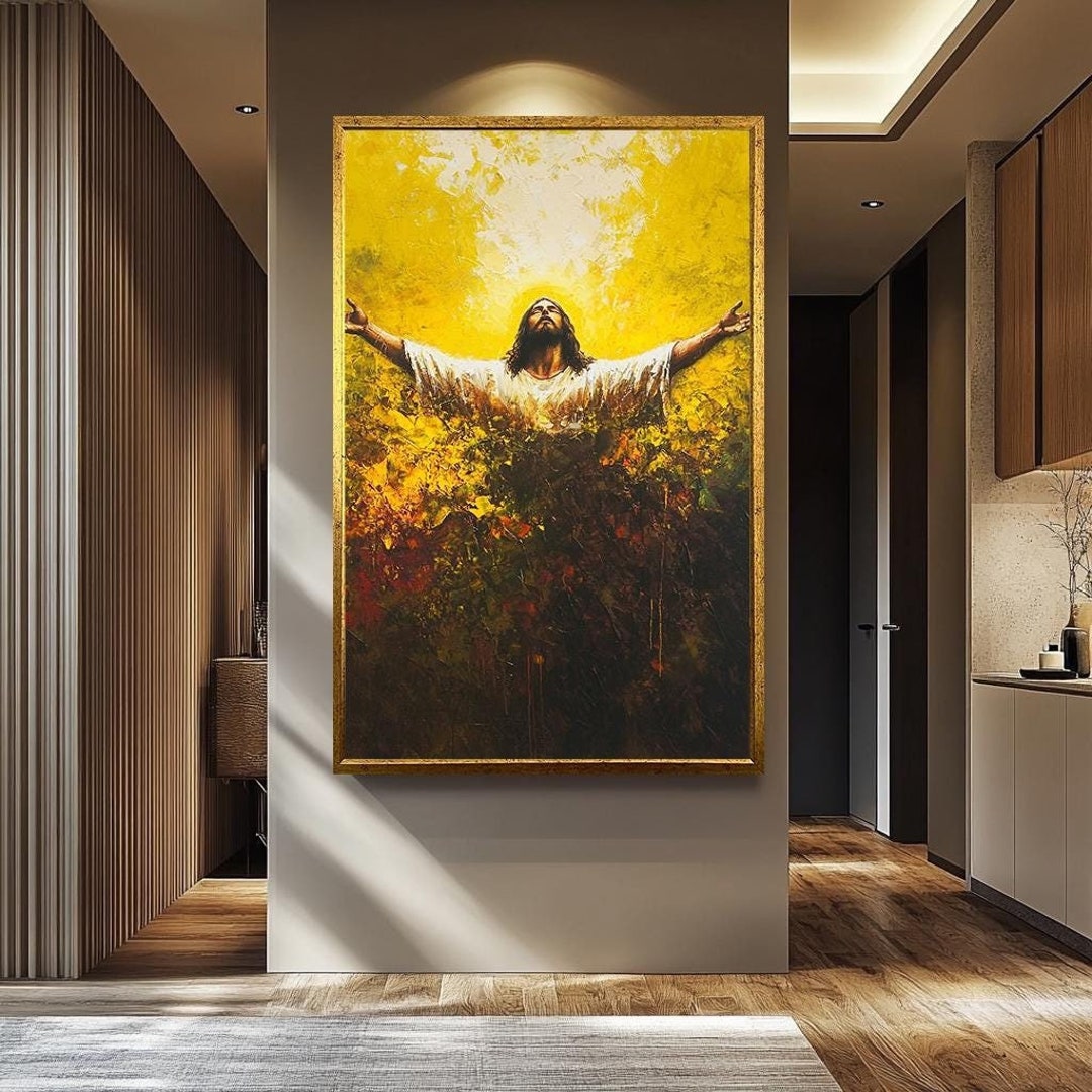 Sacred Jesus Wall Art | Christian Religious Wall Decor | Inspirational ...