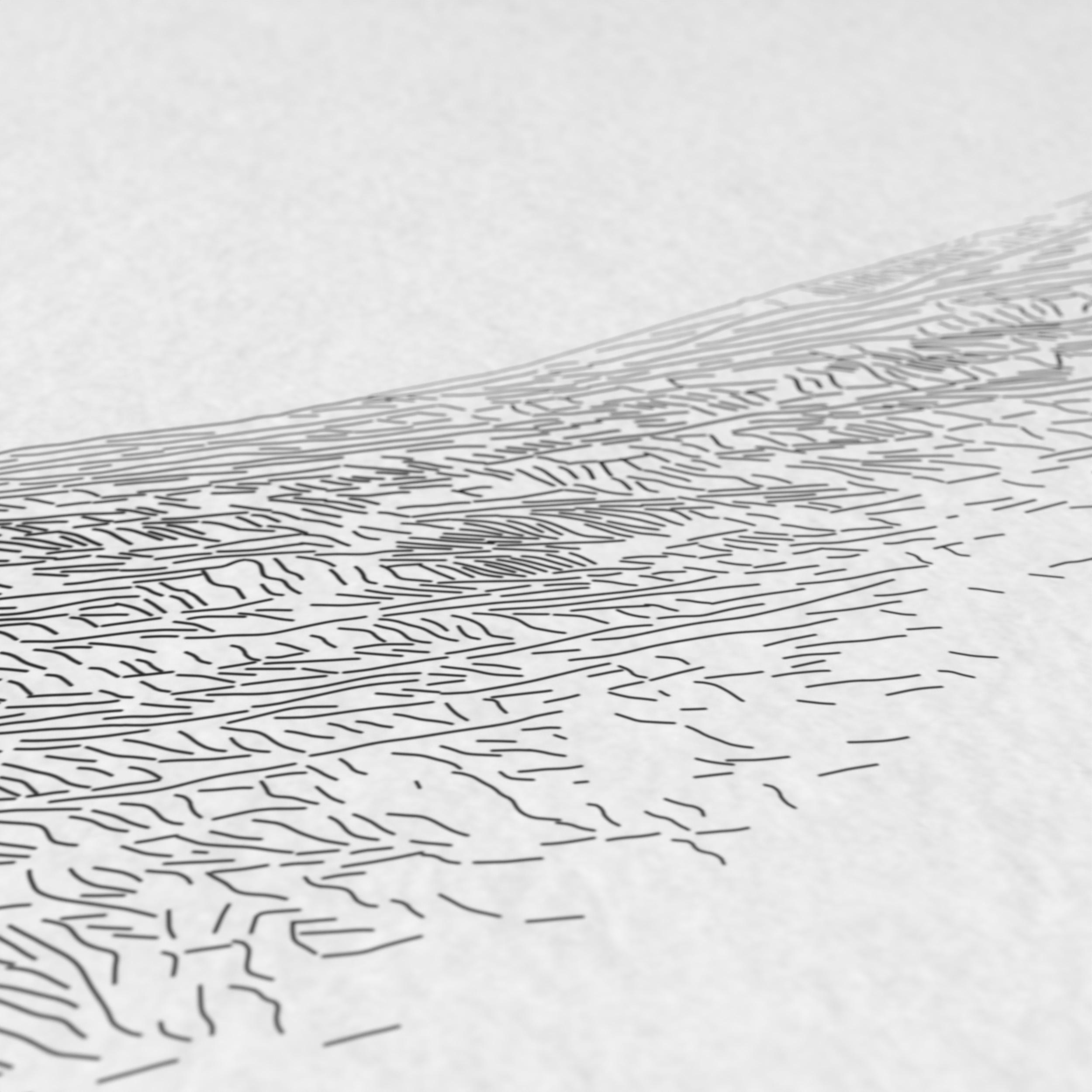 Mount Fuji / Fujisan Landform Sketch Poster (highest Point in Japan ...