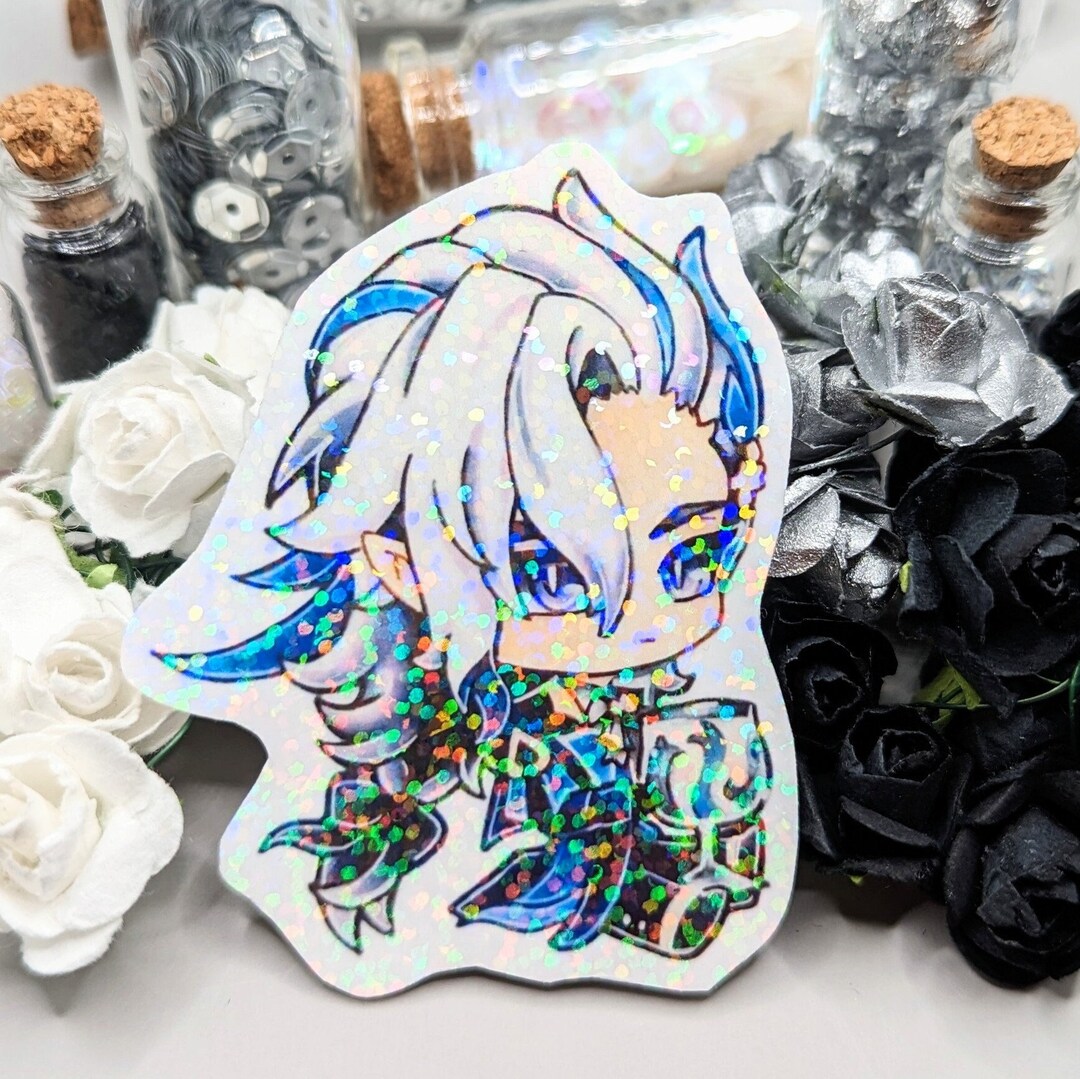 Neuvillette Sticker Genshin Impact Sticker, Chibi Neuvillette Sticker ...