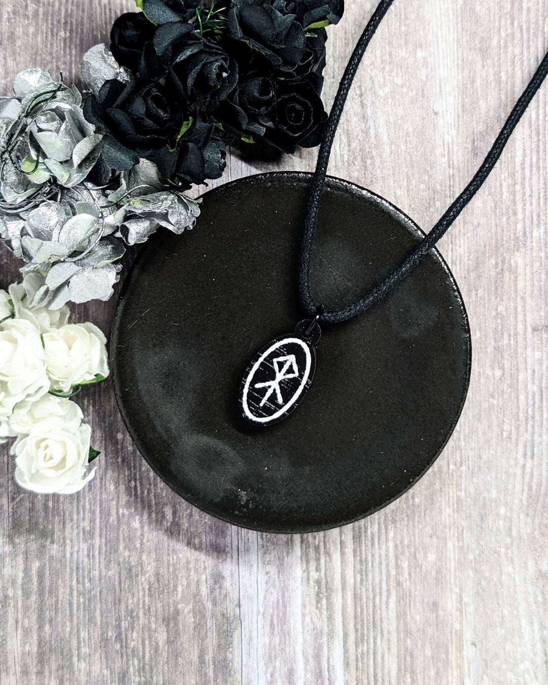 Pagan Necklace Binding Rune Courage Viking Jewelry Witch Jewelry Pagan ...