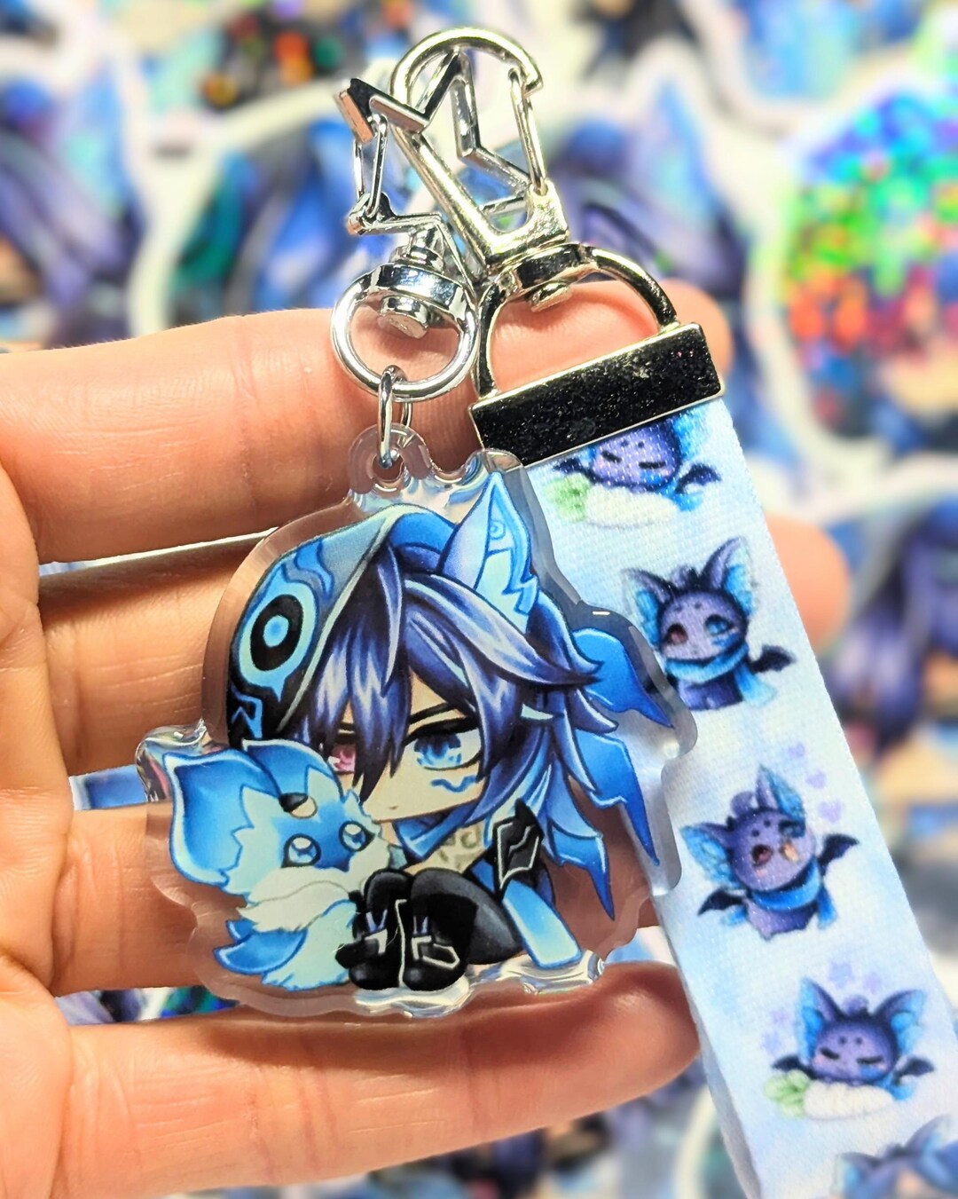 Ororon Fanmade Merchandise, Genshin Impact Fanart Sticker Keychain ...