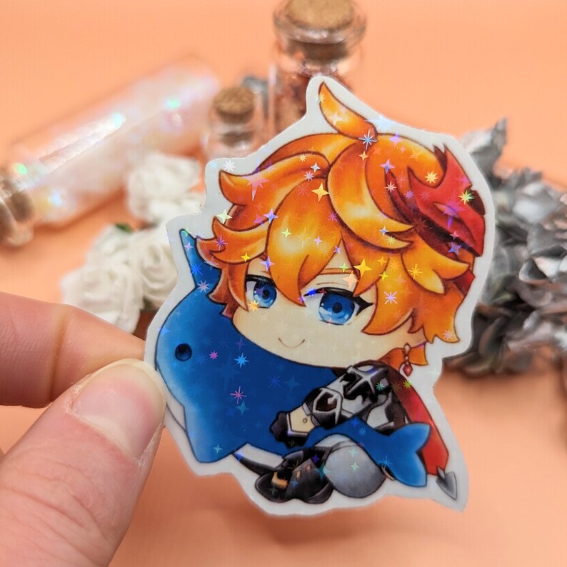 Childe Sticker Genshin Impact Sticker, Chibi Childe Sticker, Tartaglia ...