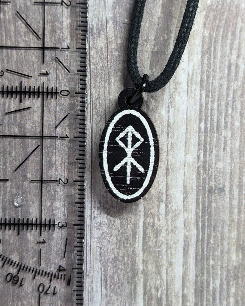 Pagan Necklace Binding Rune Courage Viking Jewelry Witch Jewelry Pagan ...