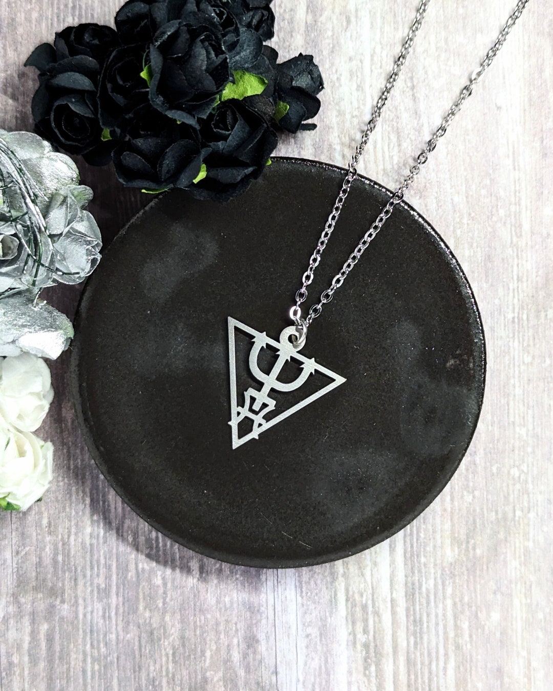 Zodiac Sign Pisces Gothic Necklace Zodiac Necklace Zodiac Jewelry ...