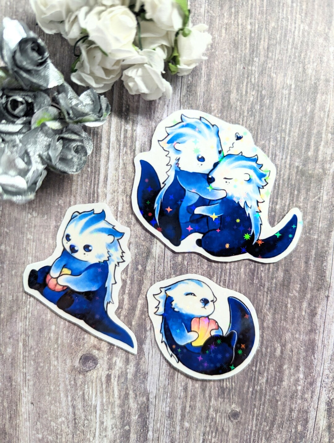 Genshin Impact Sticker Fontaine Otter Sticker Neuvillette - Etsy