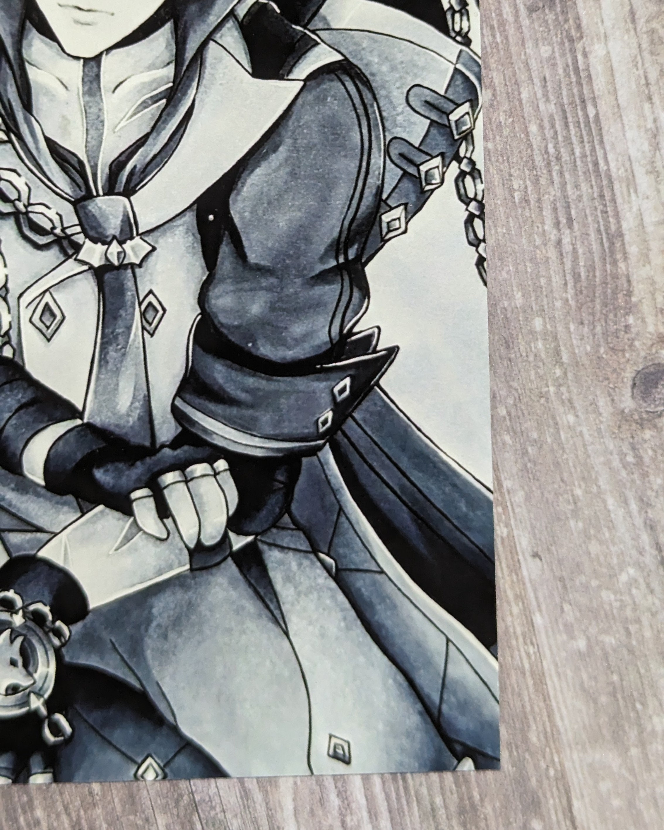 Genshin Impact Postcard Wriothesley Fanart Wriothesley - Etsy Canada