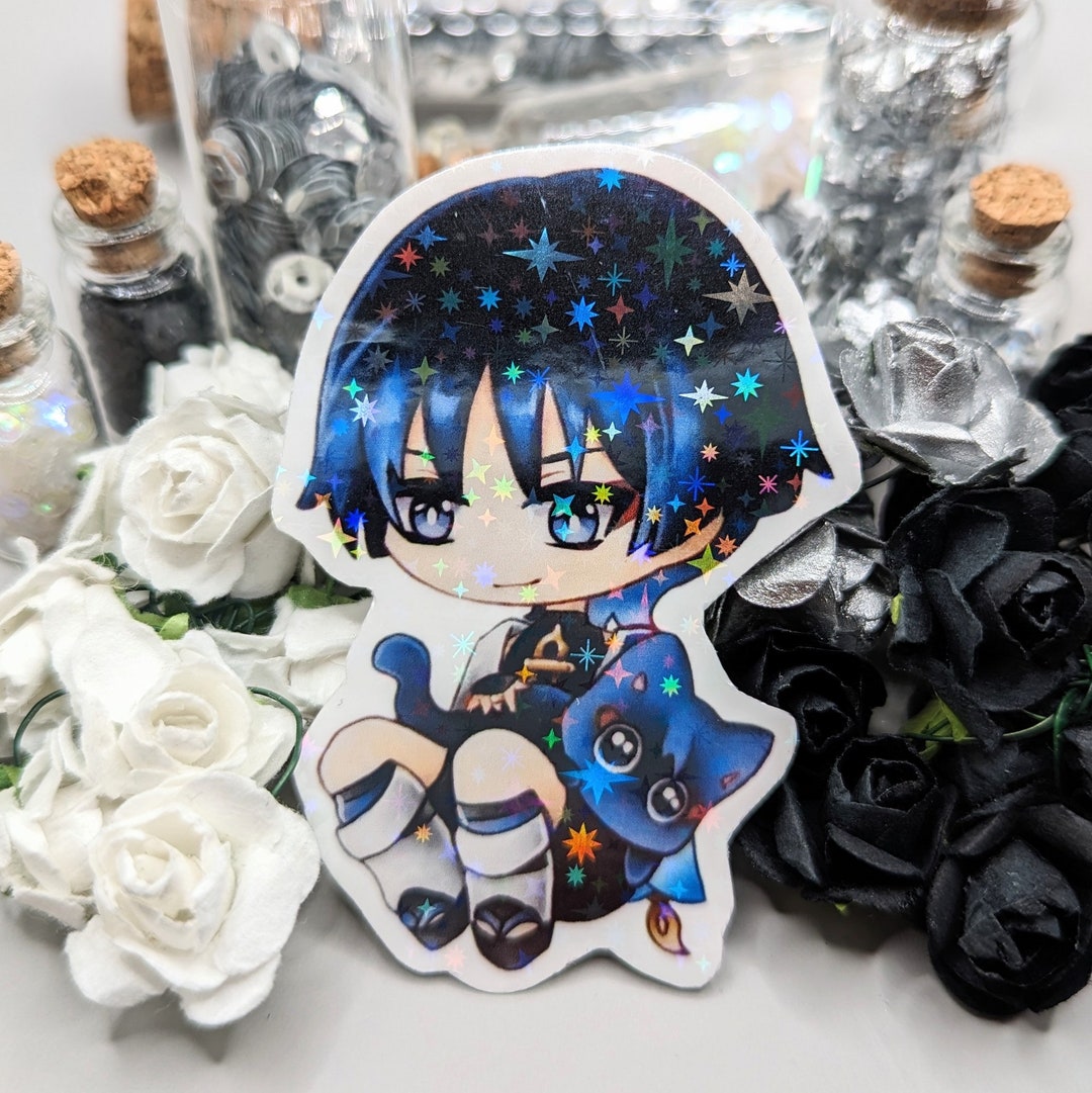 Scaramouche Sticker Genshin Impact Sticker, Scarameow, Genshin Wanderer ...