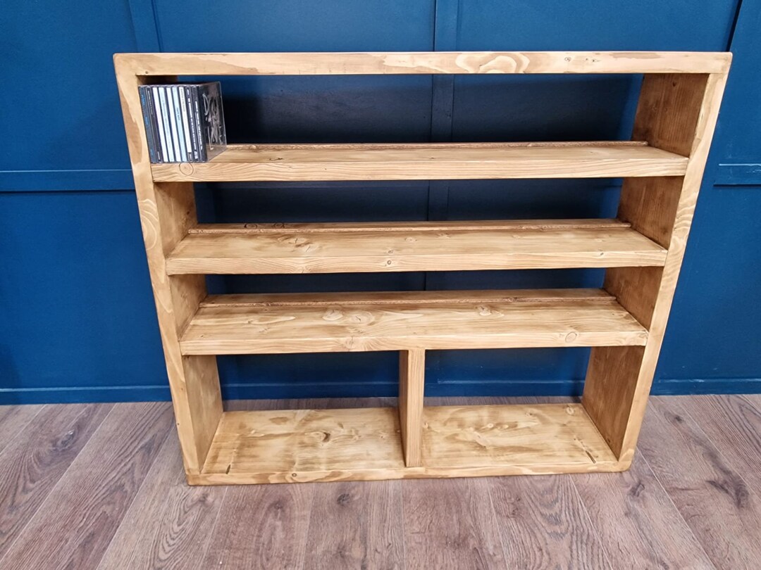 CD Book & Magazine Storage Unit in a Wax Finish. Bespoke Sizes. Bespoke ...