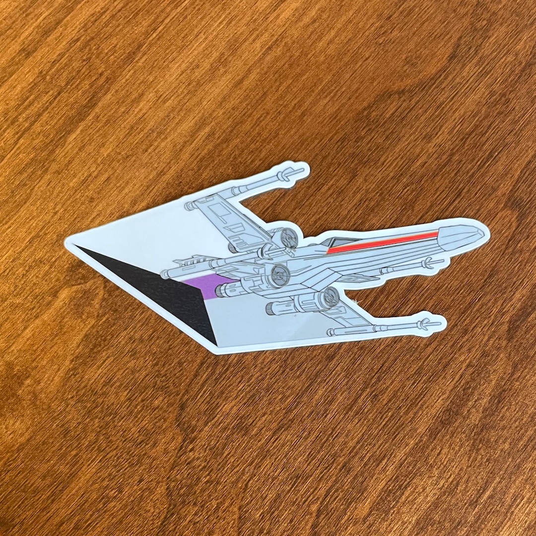 Demisexual X-wing Sticker - Etsy