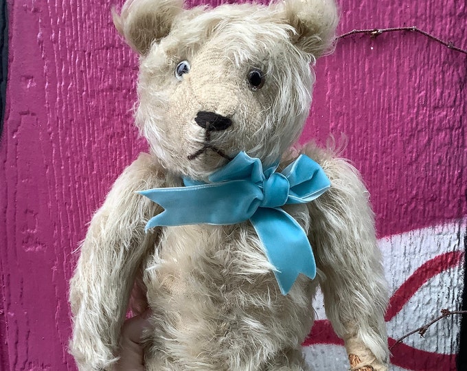 Rare Jopi Musical Teddy Bear Circa 1930, Named Arthur, Straw Stuffed ...