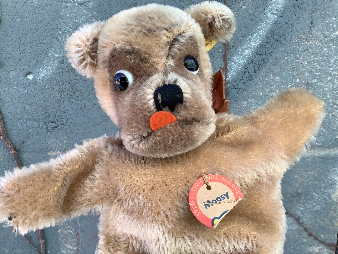 Steiff Mopsy Mohair Pug Dog Puppet Circa 1960s All Tags and Ear Button 0317/00 - Etsy