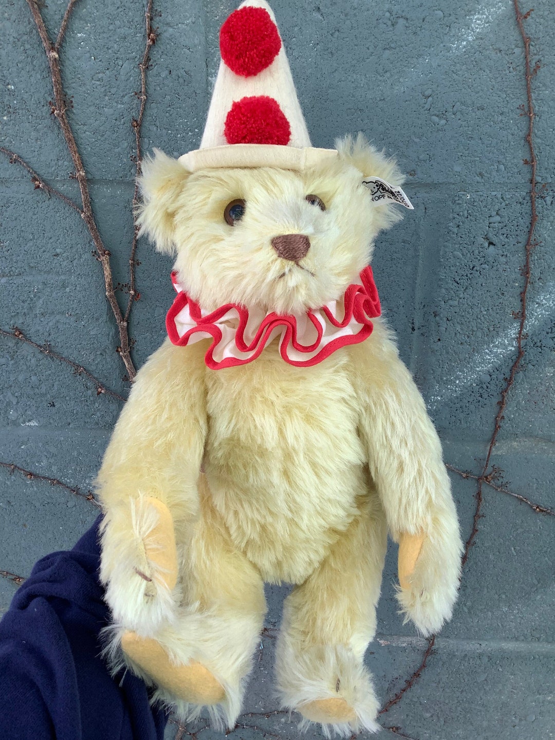 Steiff 1926 Teddy Bear Clown Replica 1986 With Button and Ear Flag - Etsy