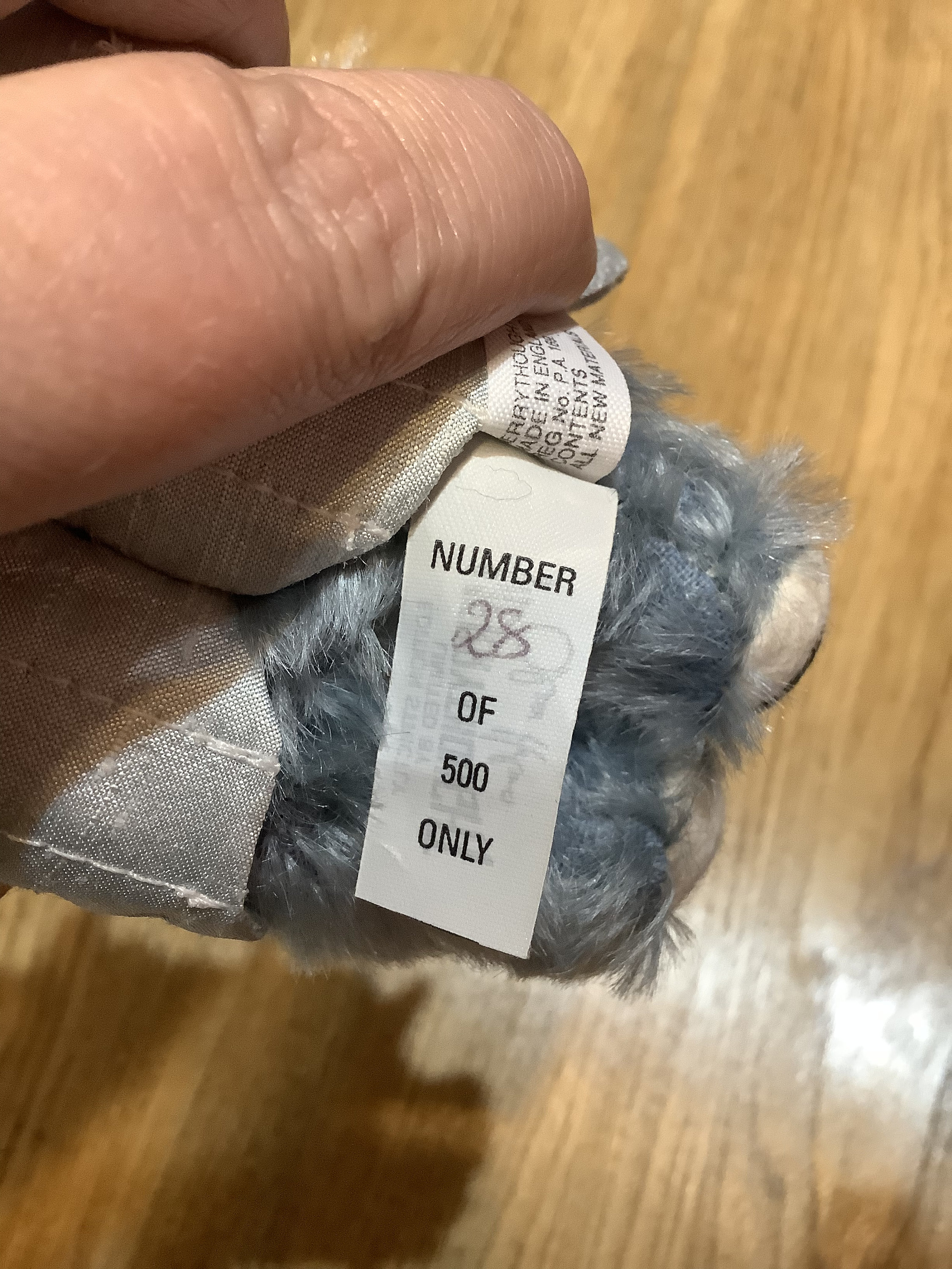 Merrythought Blue Angel Vintage Micro Cheeky Limited Edition - Etsy