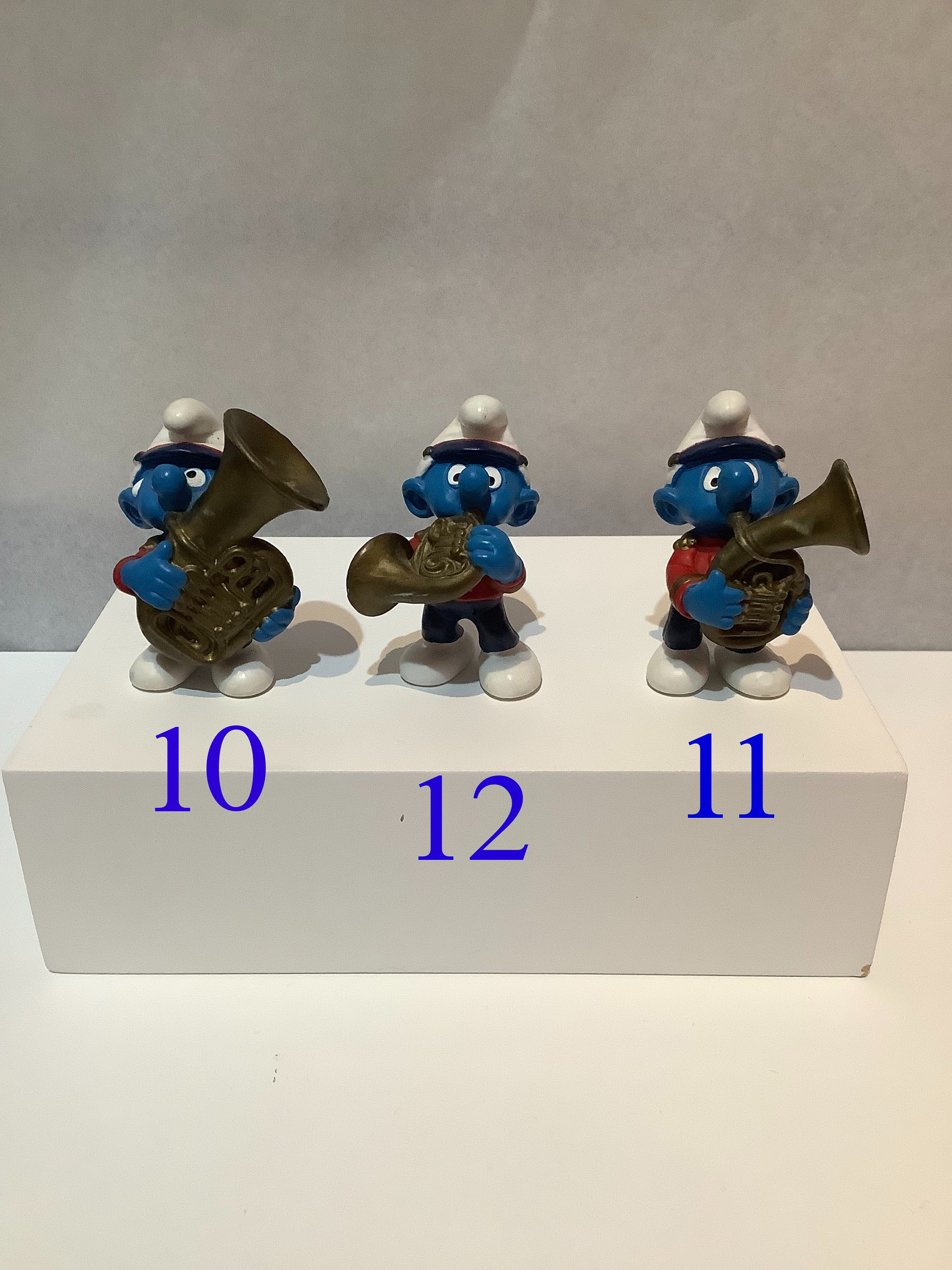 Smurf Marching Band Musician Figurines Sold Separately - Etsy