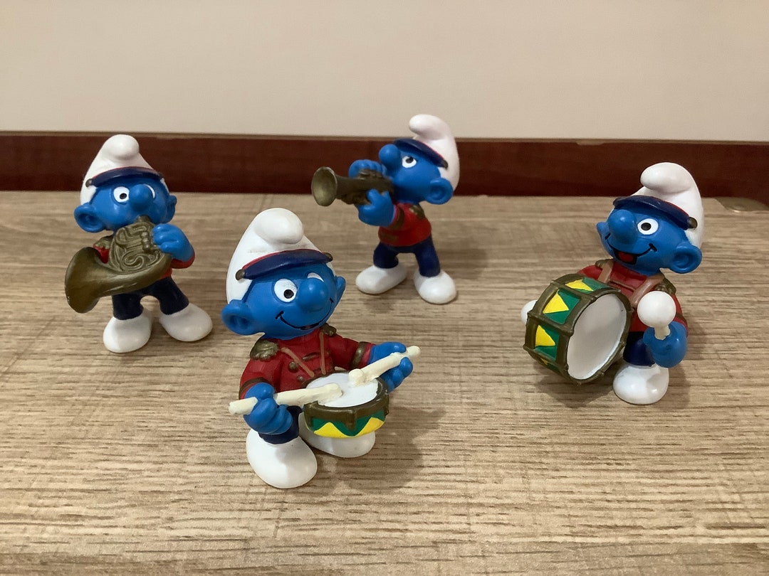 Smurf Marching Band Musician Figurines — Sold Separately - Etsy