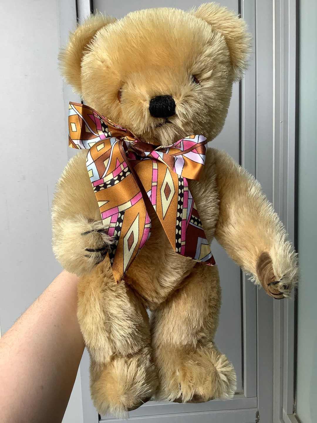 Vintage Chad Valley Teddy Bear Circa 1950s With Functional Growler - Etsy