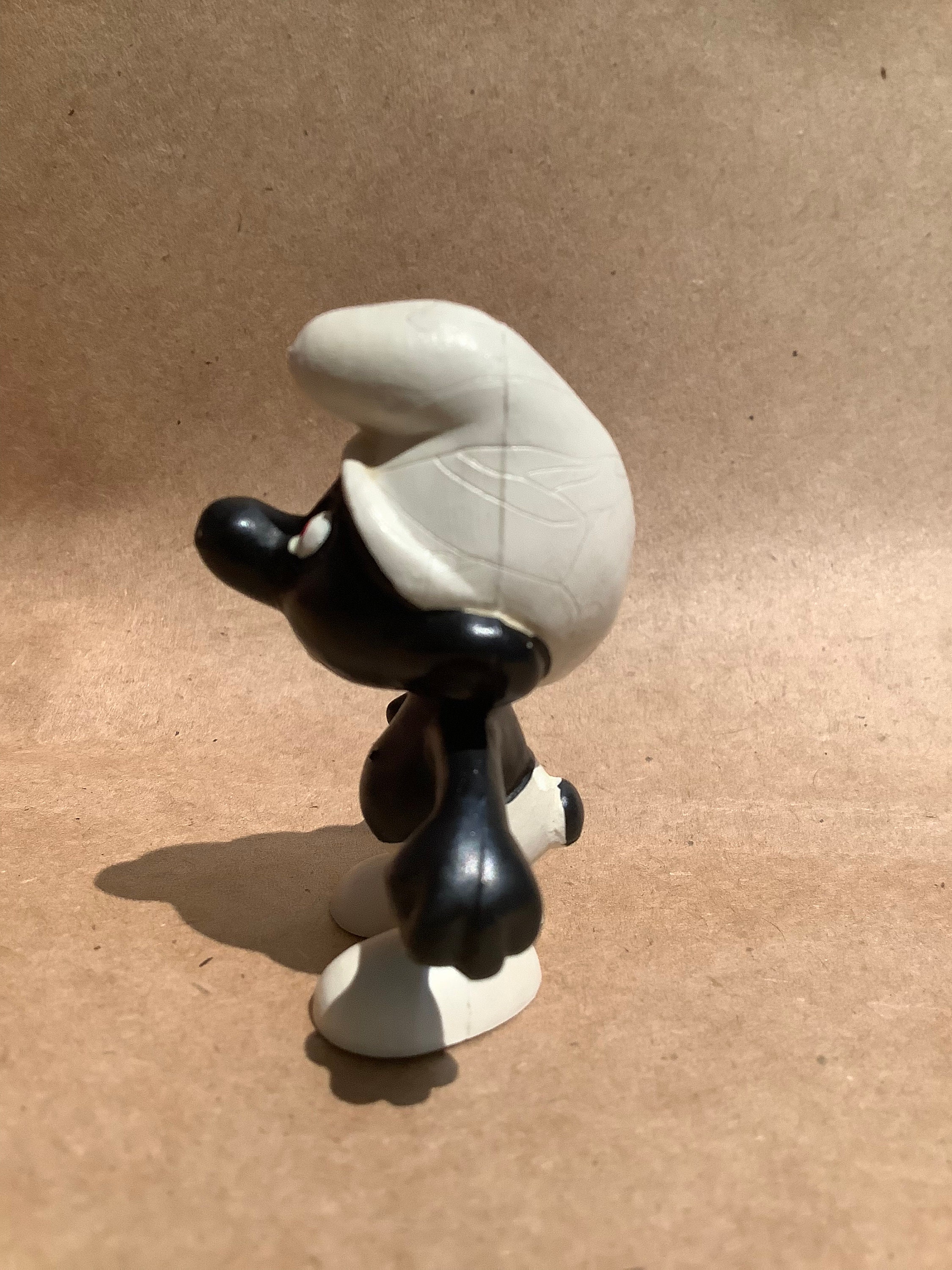 Rare Black Angry Smurf With Red Teeth and Eyes Made in West Germany - Etsy