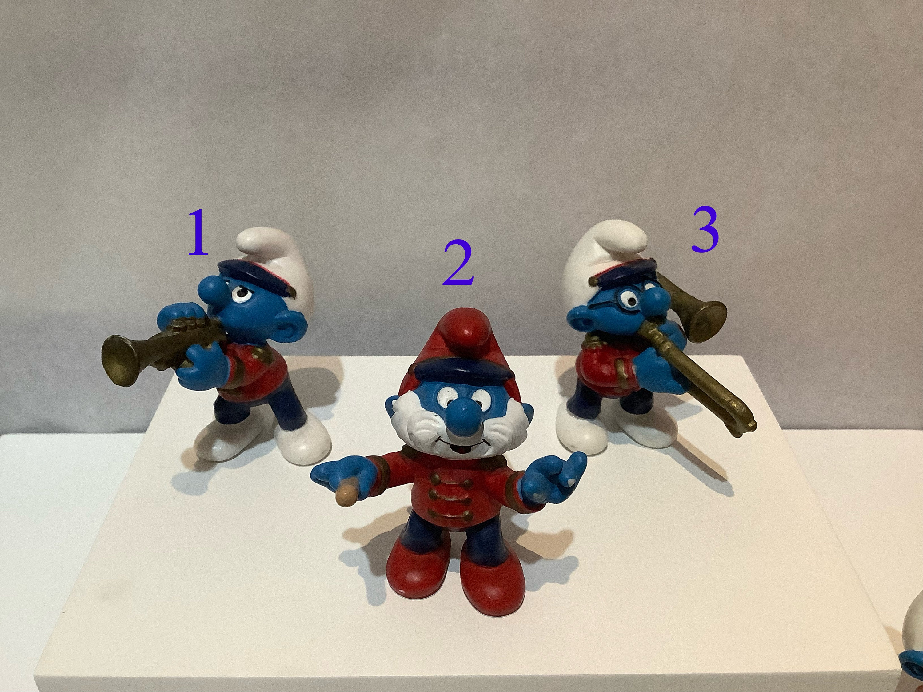 Smurf Marching Band Musician Figurines Sold Separately - Etsy