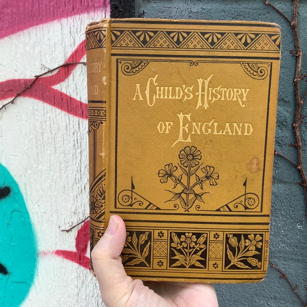 Antique History Book of England - Etsy
