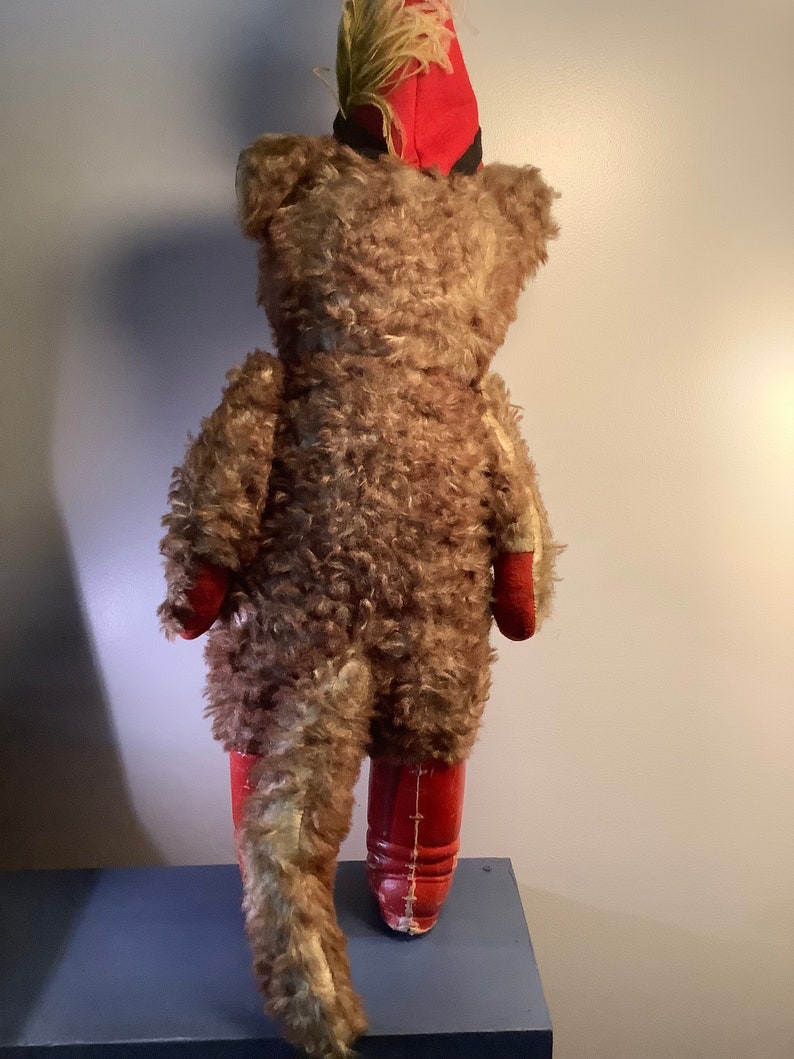 Rare German Puss in Boots Cat Doll 20” Circa 1950s/1960s Rod-jointed ...