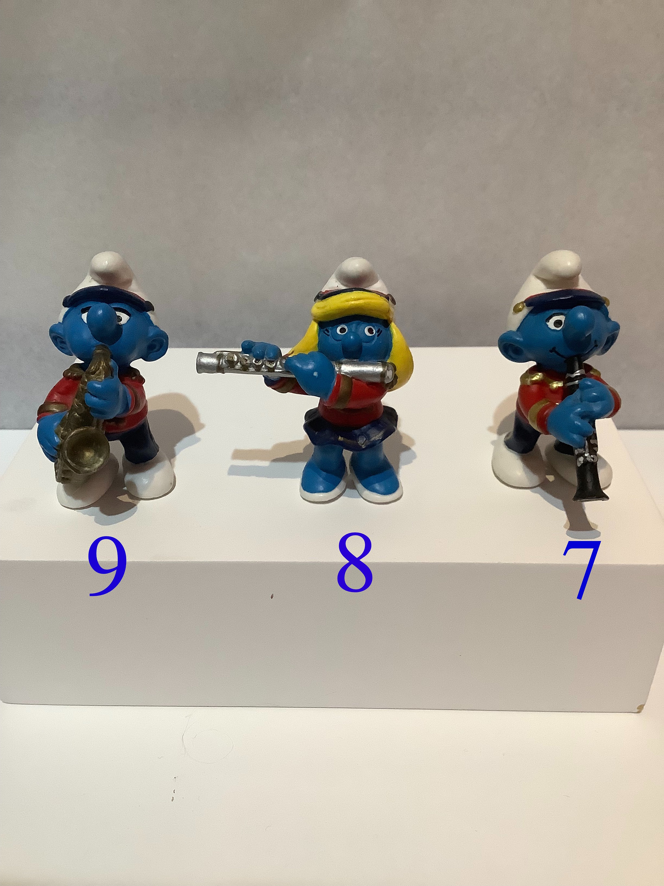 Smurf Marching Band Musician Figurines Sold Separately - Etsy