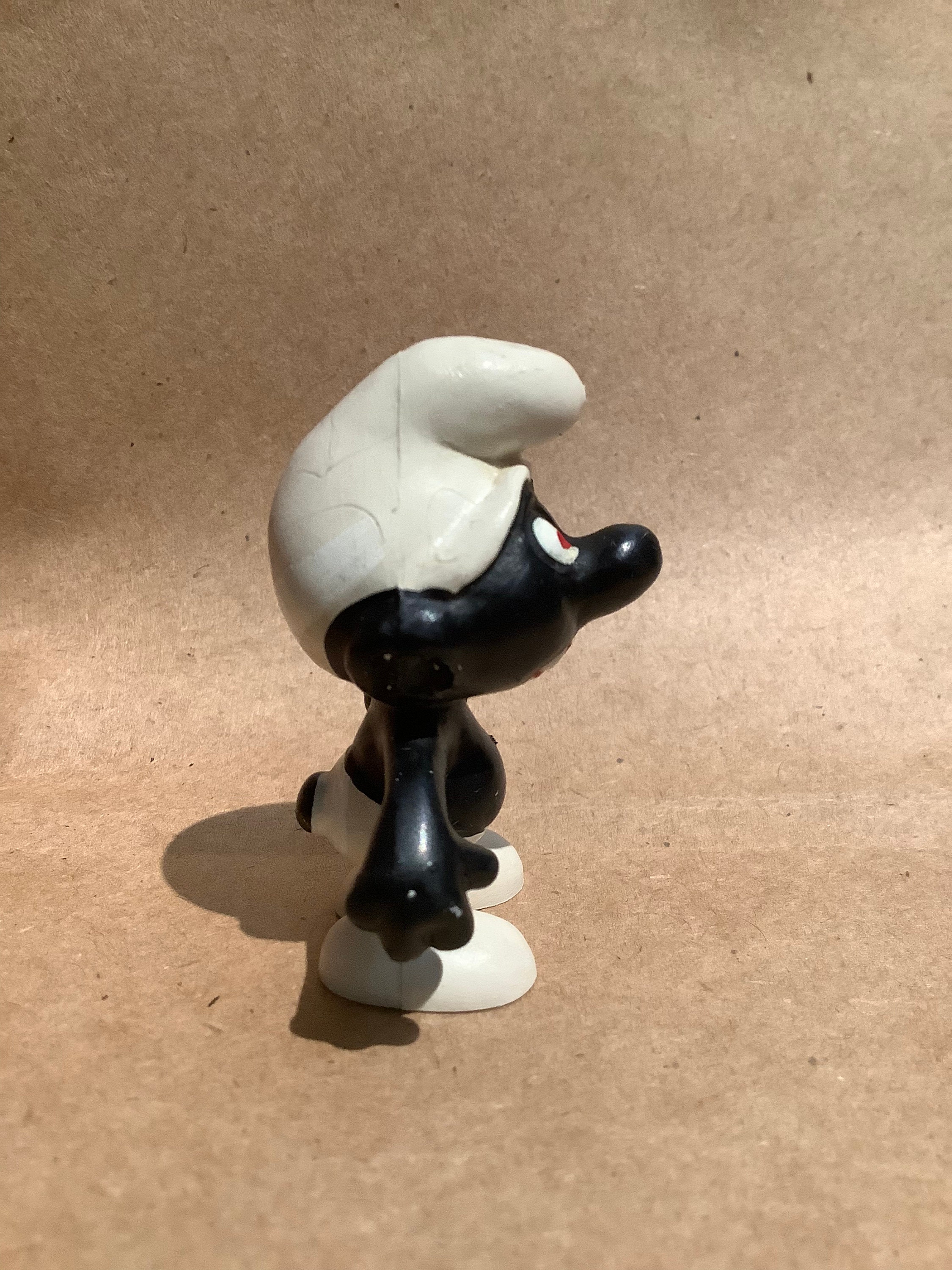 Rare Black Angry Smurf With Red Teeth and Eyes Made in West Germany - Etsy