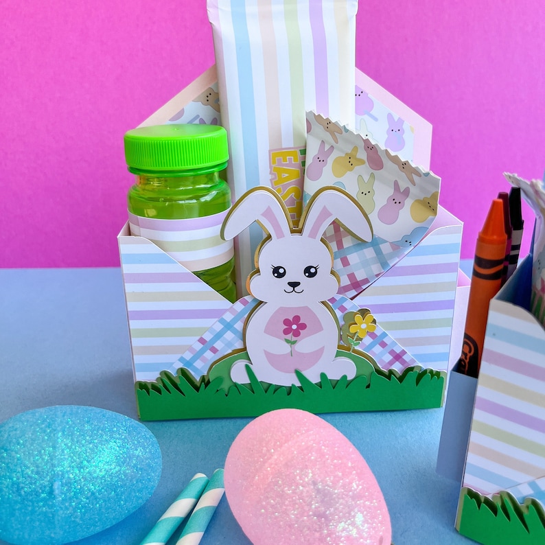 Bunny Favor Boxes, Party Decorations, Easter Party, Easter Bunny Treat ...