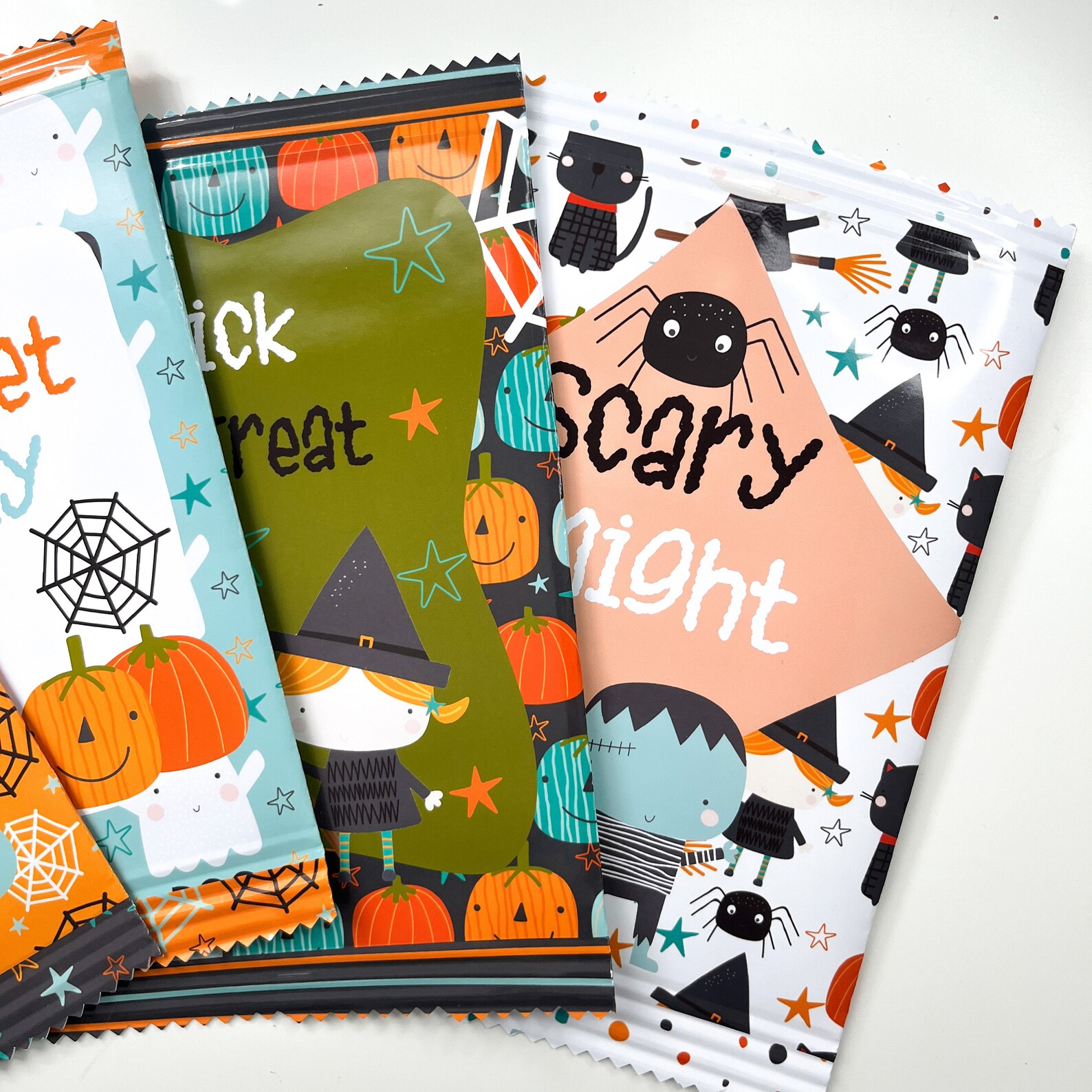 Halloween Chips Bag, Halloween Party Decorations, Trick or Treat Chip ...
