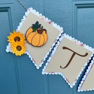 Thankful Burlap, Fall Banner, Banner Party Decorations, Thankful ...
