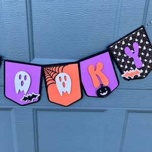 Halloween Spooky Banner, Party Decorations, Halloween Party Decoration ...