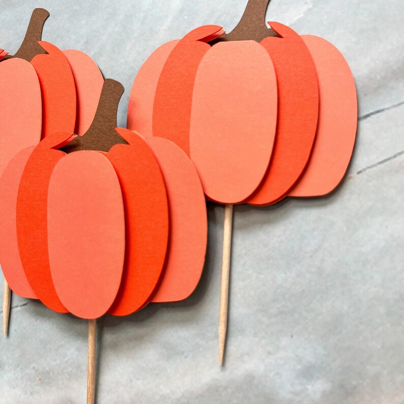 Little Pumpkin Cupcake Toppers, Pumpkin Party Decorations, Thanksgiving ...