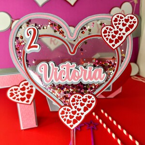 Heart Cake Topper, Party Decorations, Birthday Heart Cake Topper ...